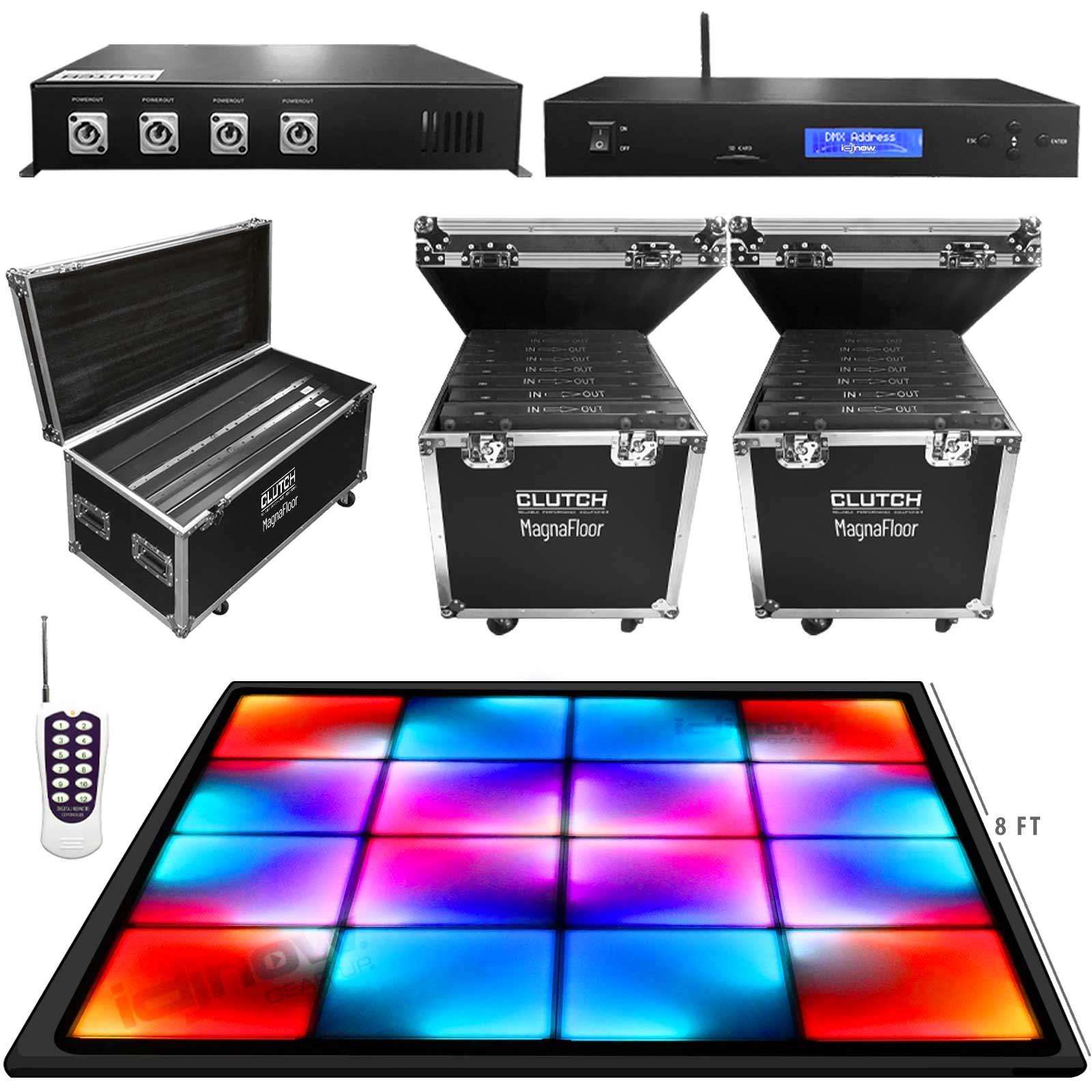 Clutch LED Dance Floor Glow Panel 8' x 8' Package | Clutch – Clutch ...
